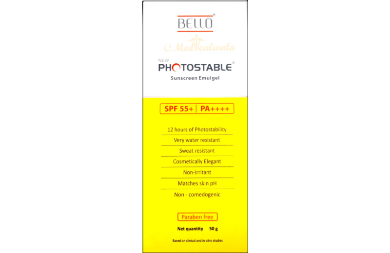 PHOTOSTABLE SUNSCREEN SPF 55+ 50GM GEL - eMedicalwala