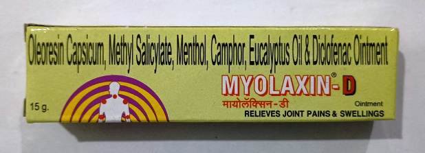 MYOLAXIN D 15GM OINTMENT - eMedicalwala