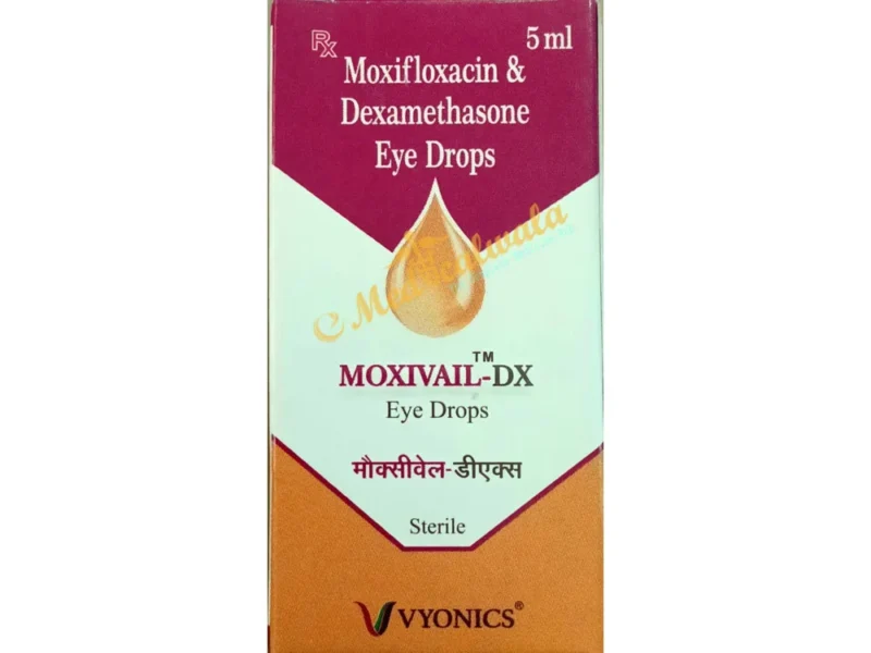 MOXIVAIL DX 5ML EYE DROPS - eMedicalwala