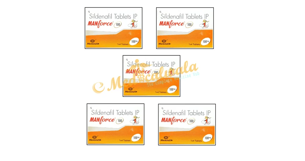 MANFORCE 100MG TABLET PACK OF 5 - eMedicalwala